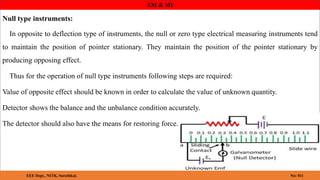Electrical measuring instruments introduction | PDF