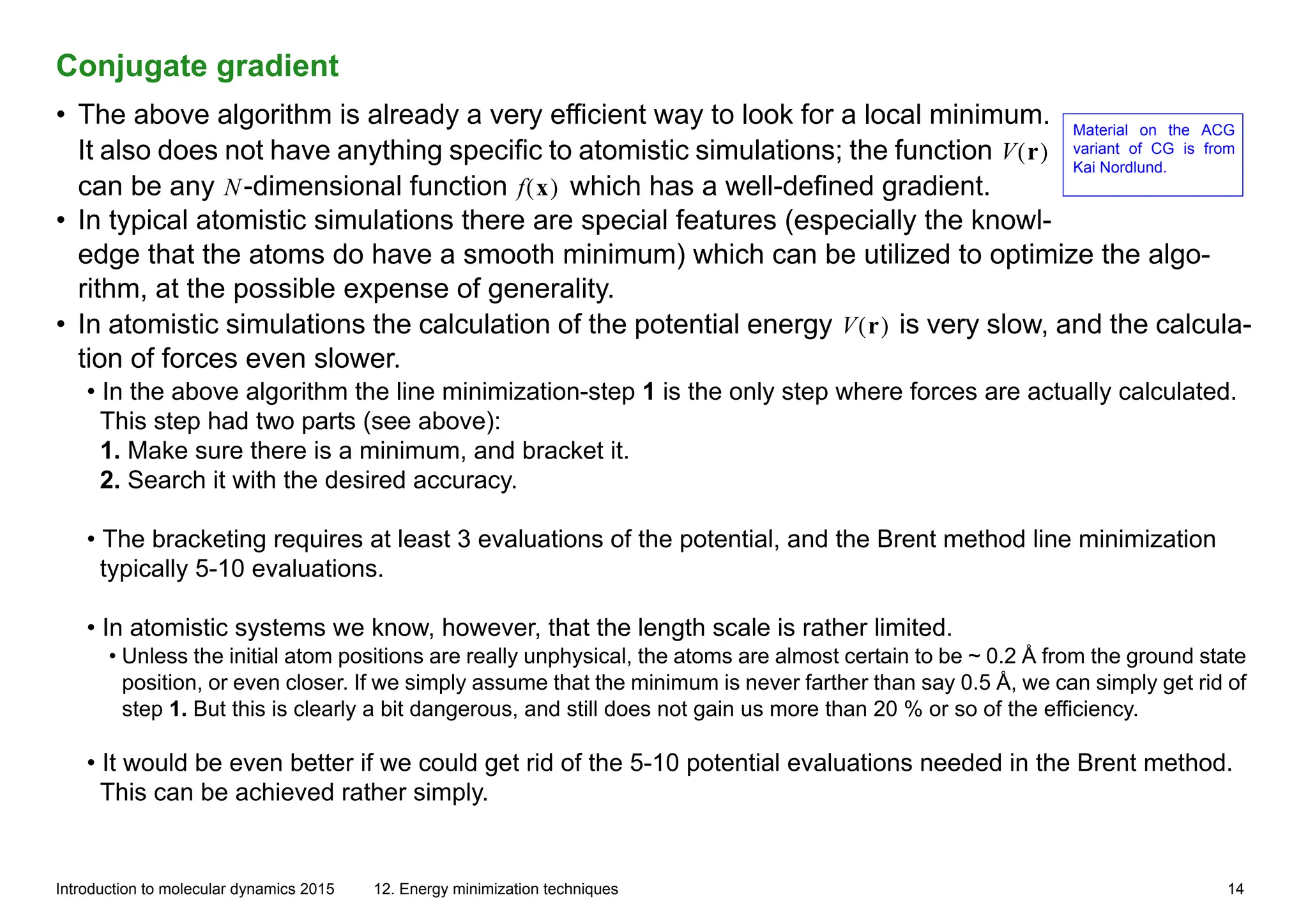 Energy minimization techniques Energy minimization techniques | PDF