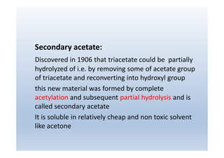 Acetate rayon | PDF