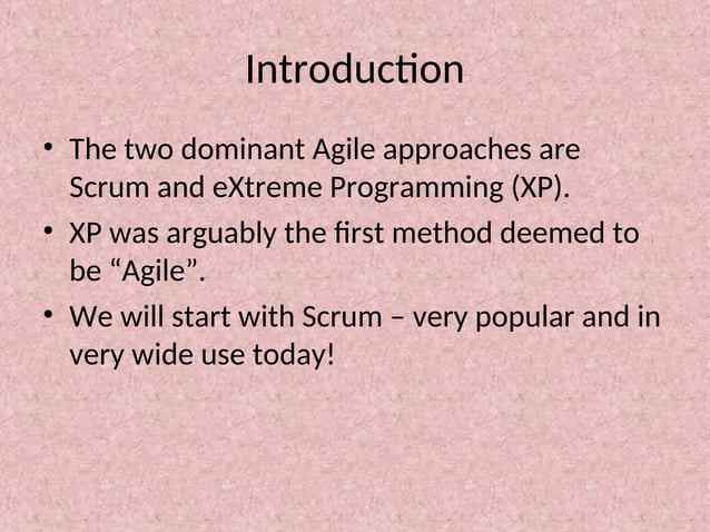 Lecture 12 - Agile Processes-Scrum 2024.ppt | Computing | Technology & Computing