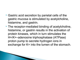 Drugs acting on the gastro-intestinal tract | PPT
