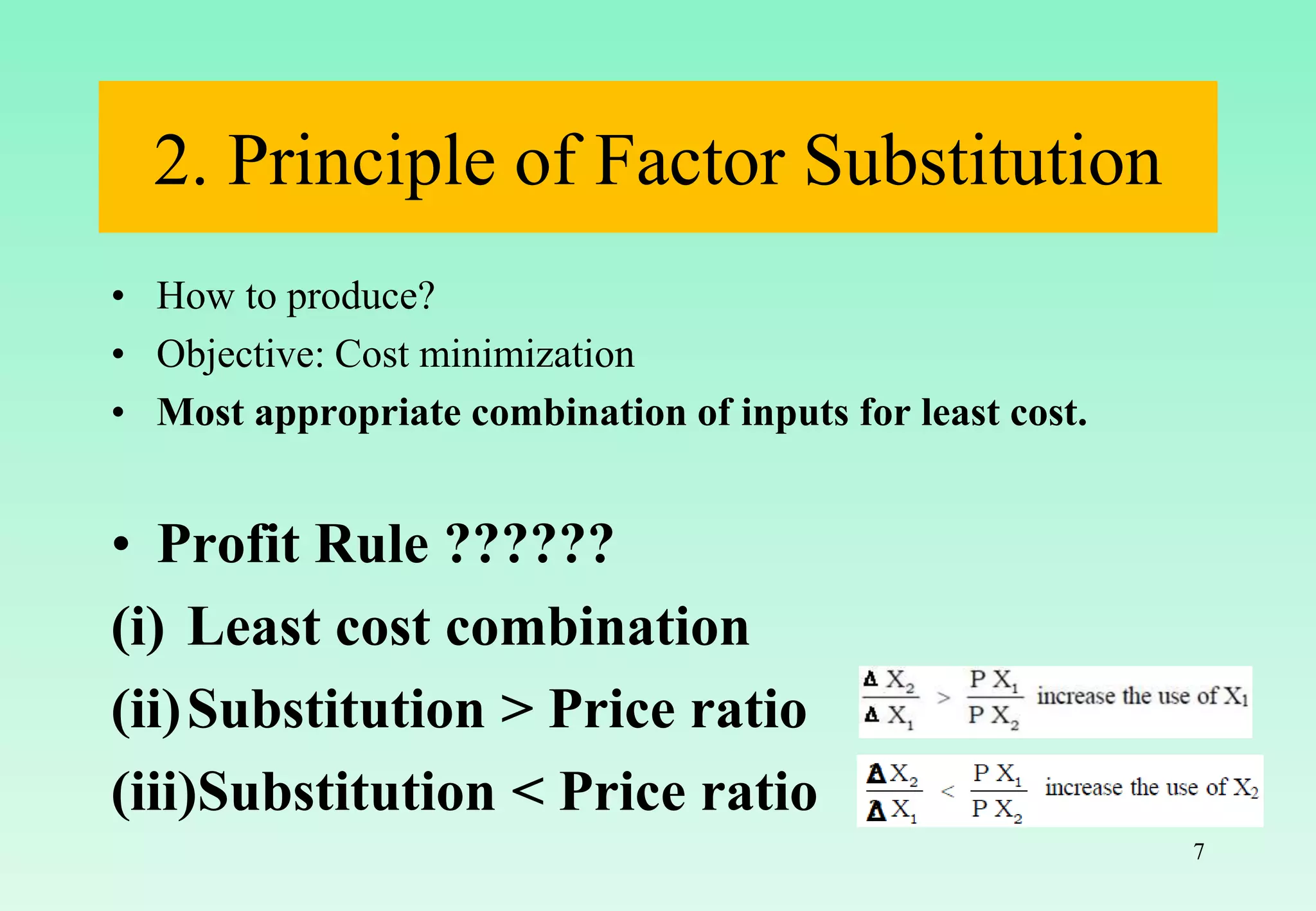 Lecture 12 economic principles applicable to farm management | PPT
