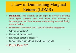Lecture 12 economic principles applicable to farm management | PPT
