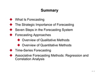Productions & Operations Management Chapter 04 | PPT