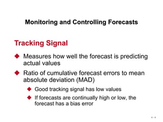 Productions & Operations Management Chapter 04 | PPT