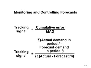 Productions & Operations Management Chapter 04 | PPT