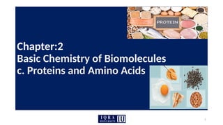 Lecture 12- proteins nomenclature classification and uses | PPTX