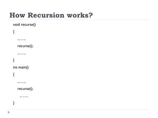 Lecture 12 - Recursion | PPT