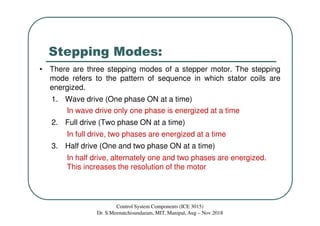 Lecture 12 stepper motors - types and working | PDF