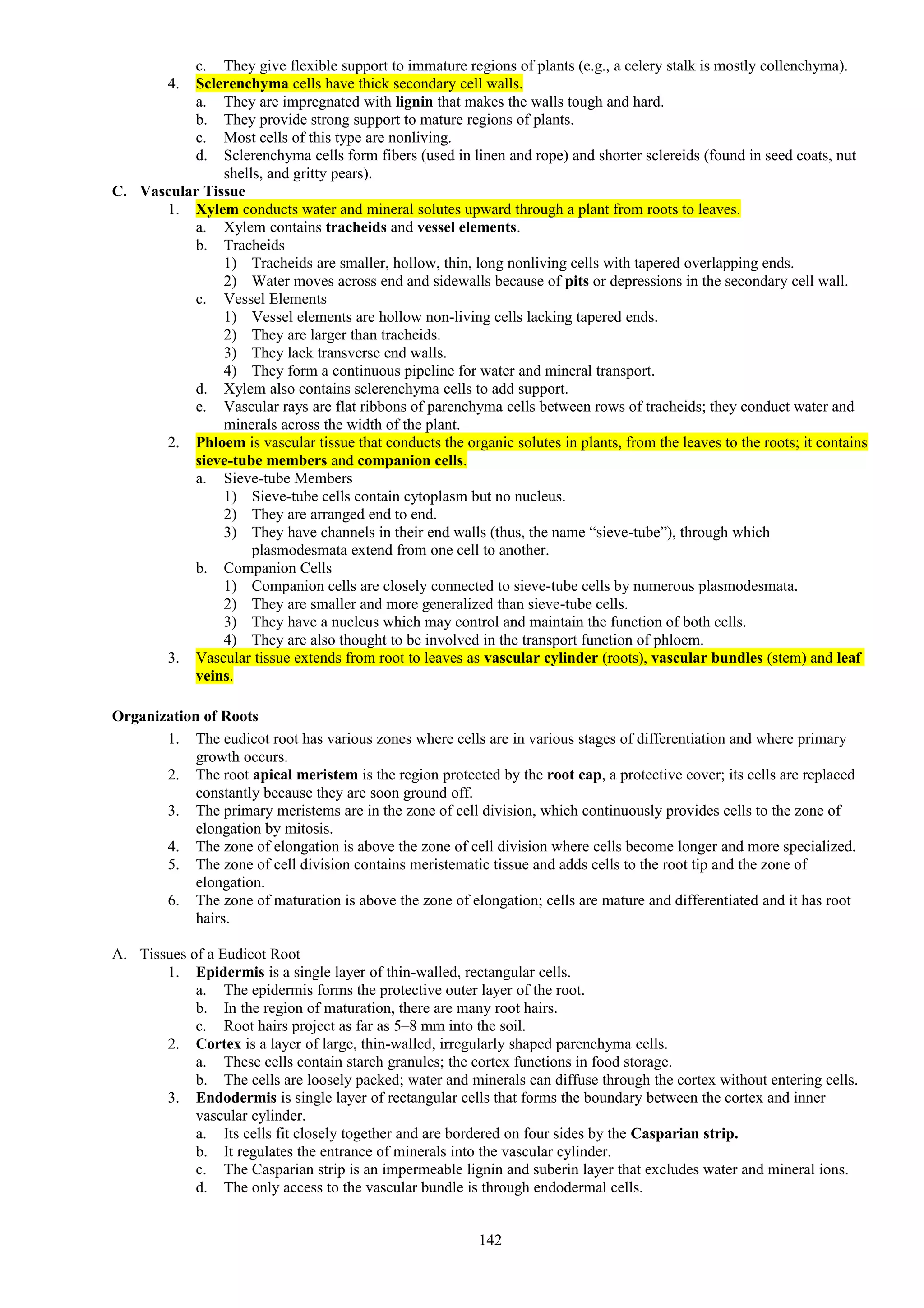 structure and function in plants | PDF | Free Download