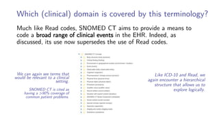 Principles of Health Informatics: Terminologies and classification ...