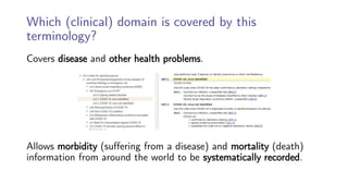 Principles of Health Informatics: Terminologies and classification ...