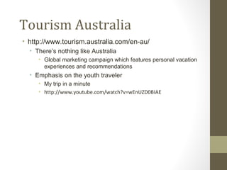 Lecture 12 tourism in australia and new zealand | PPT