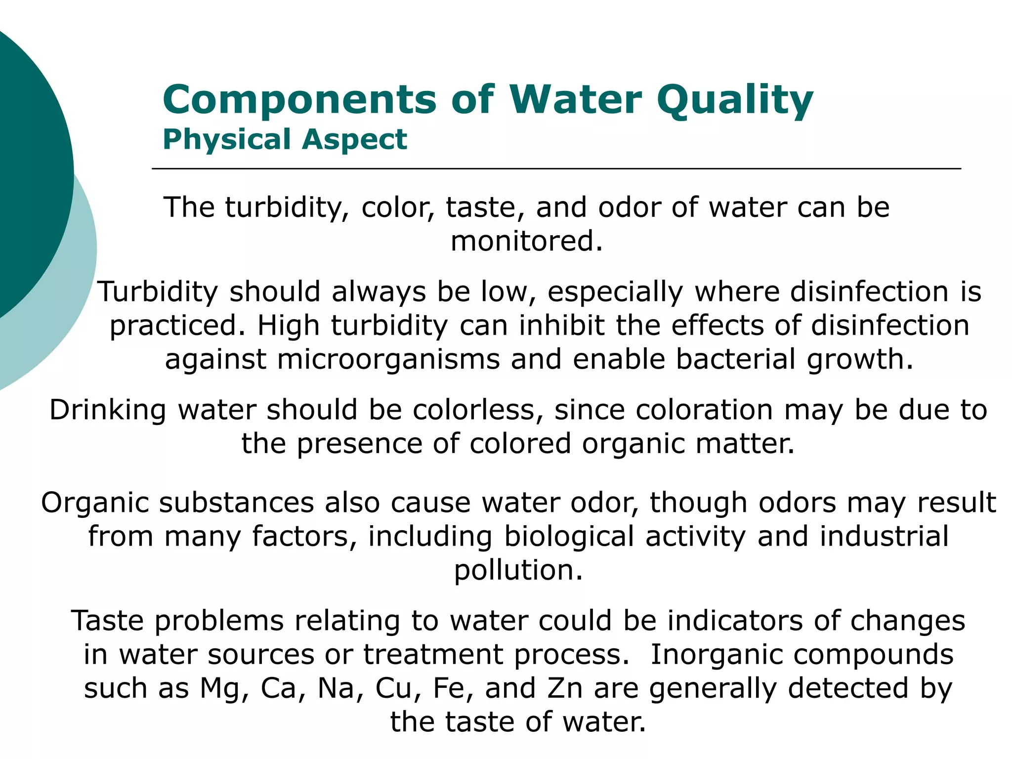Lecture 12. water quality | PDF