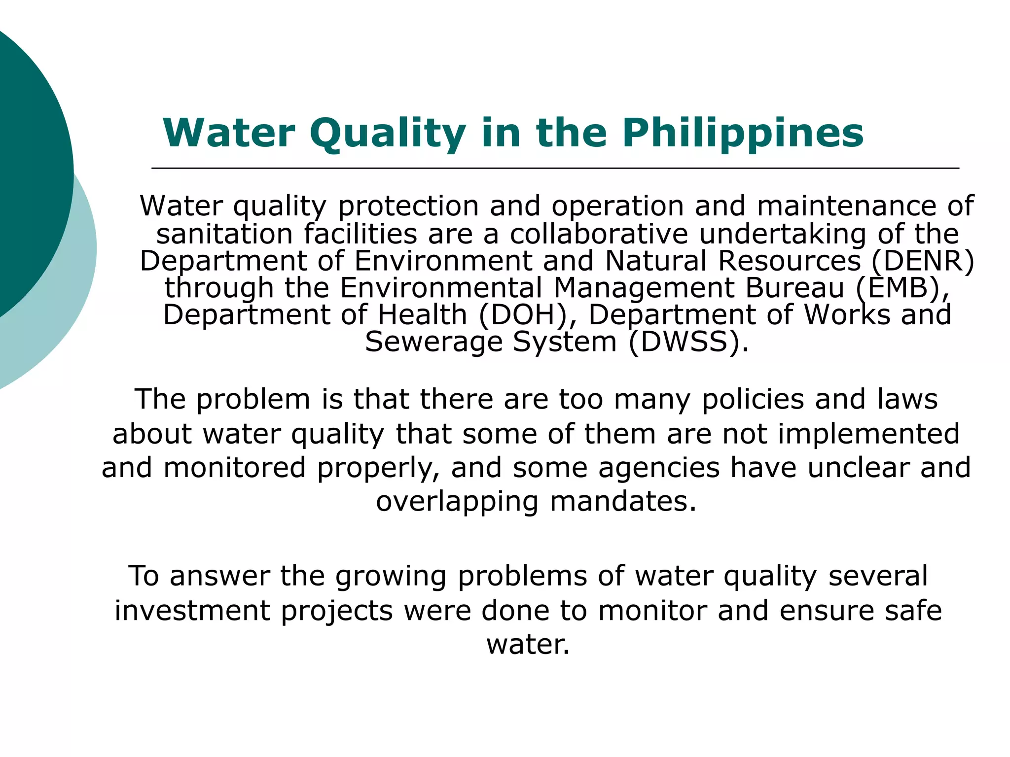 Lecture 12. water quality | PDF