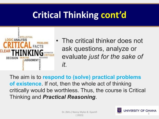CRITICAL THINKING AND PRACTICAL REASONING ( LOGIC REASONING) | PDF