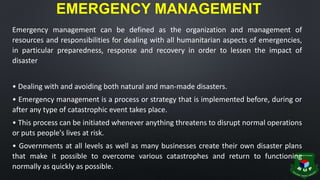 Historical context of disaster management | PPTX