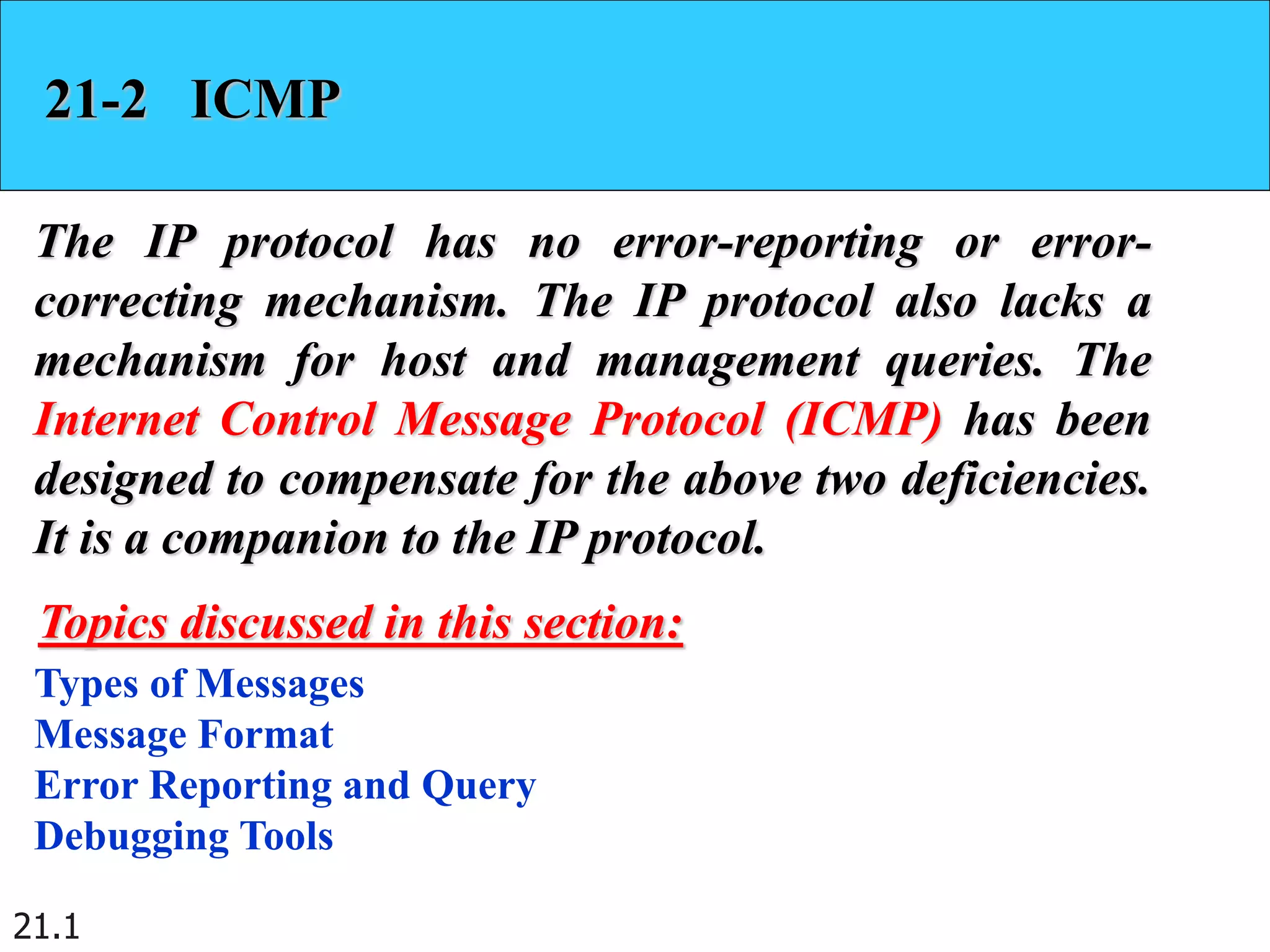 icmp , igmp | PPTX