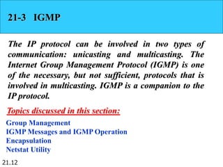 icmp , igmp | PPTX