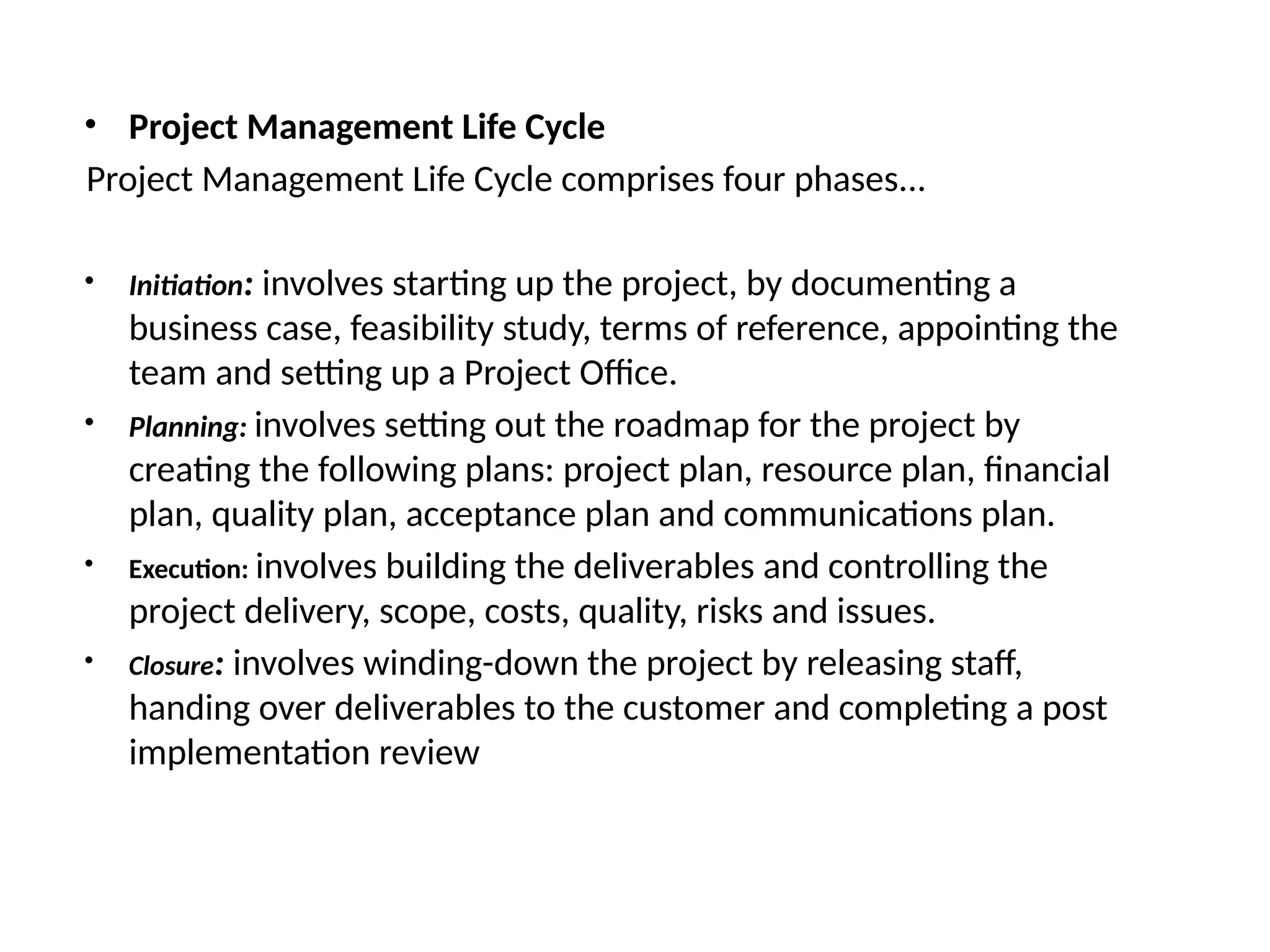 phases_of_project_life_cycle in business | PPT
