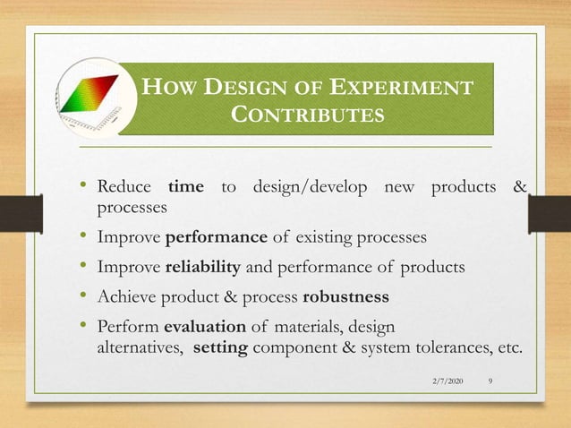Design of Experiments | PPTX