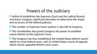 Lecture 12 + 13 Separation of Powers Part II and Checks and Balances.pptx