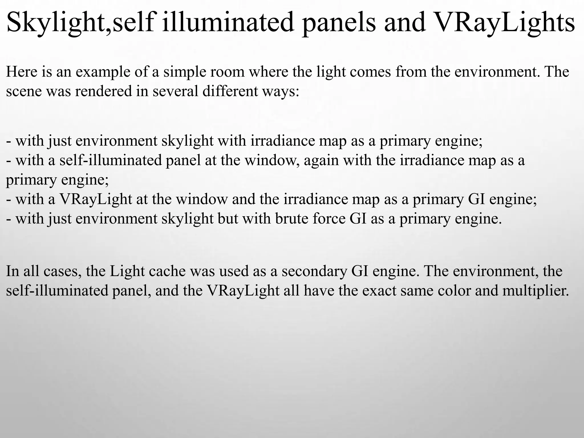 Lecture Vray Rendering | PPT