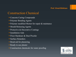 Lecture 12 Admixture: Use of admixtures in concrete technology | PPT