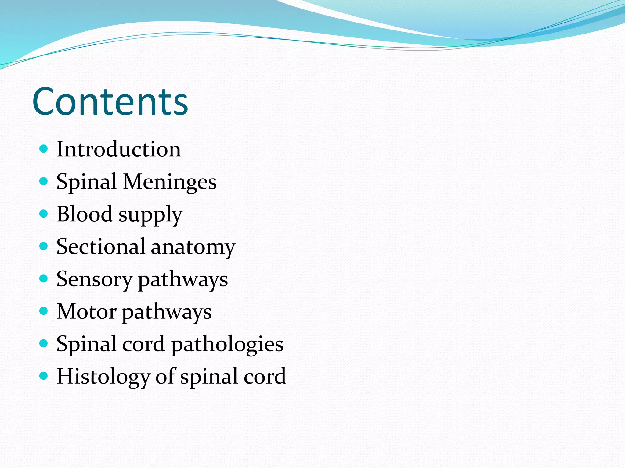 Spinal cord Anatomy | PPTX