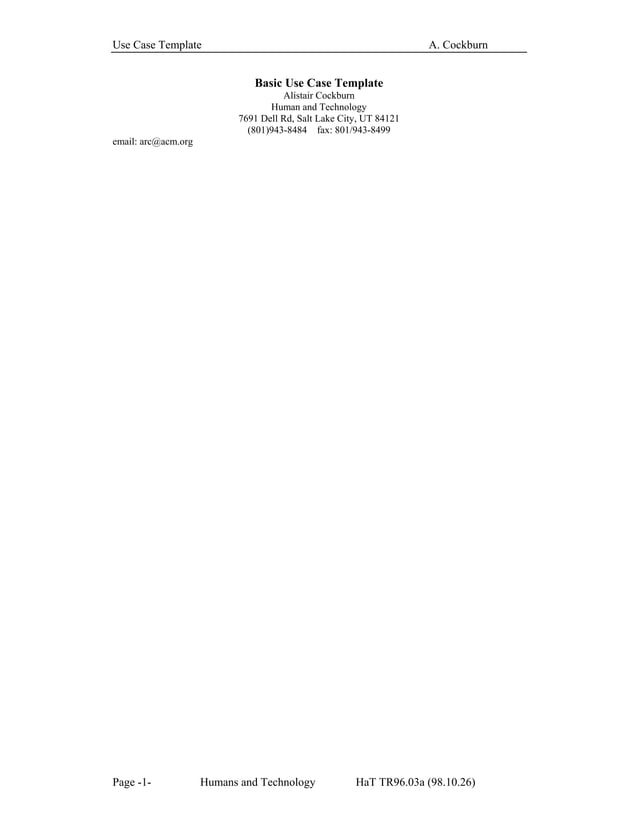 Lecture 12b Use Case Example | PDF