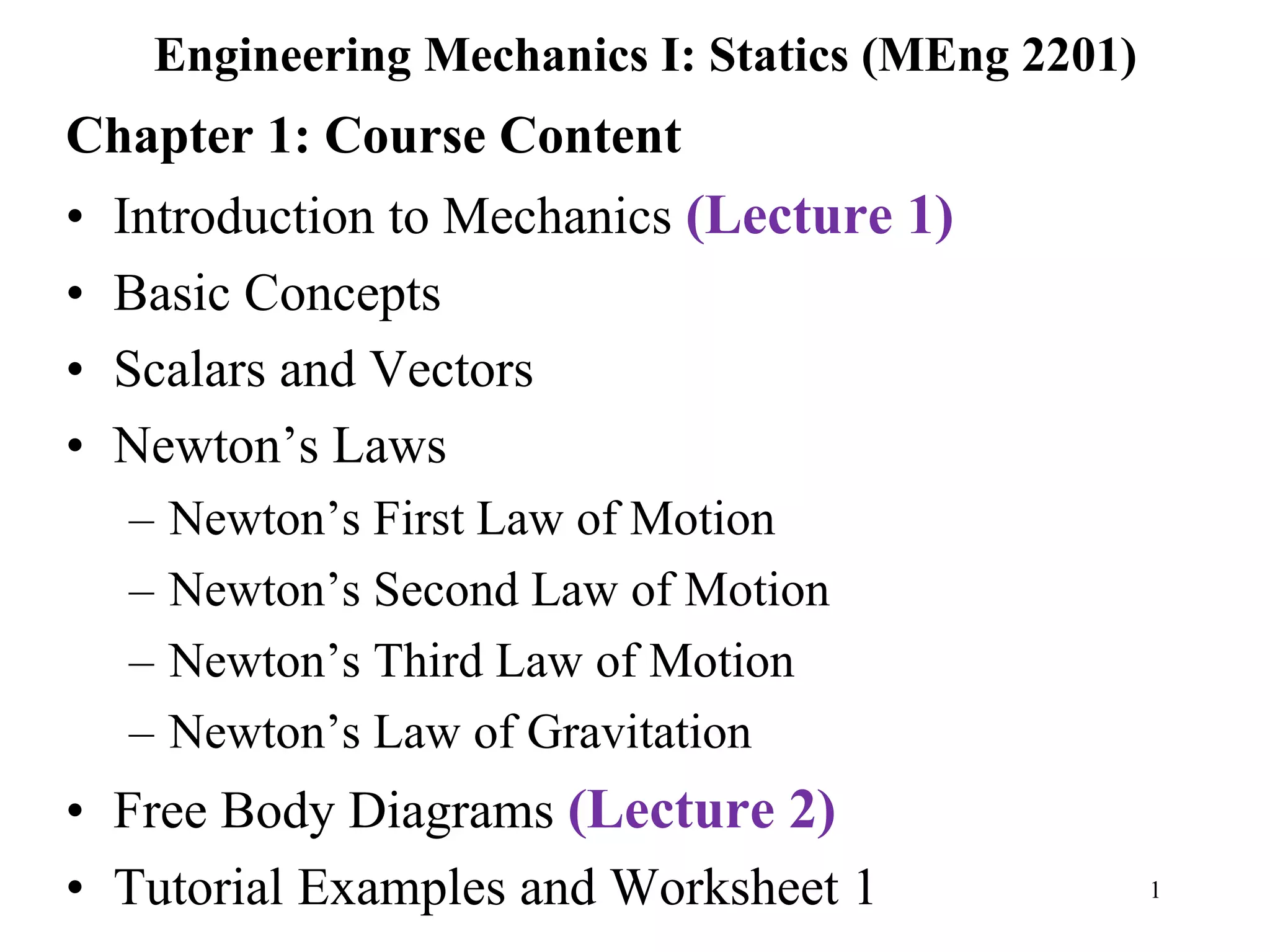 Lecture 1 2 Chapter 1 Basic Of Statics Pdf
