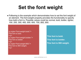 Lecture 12 css_fonts | PDF