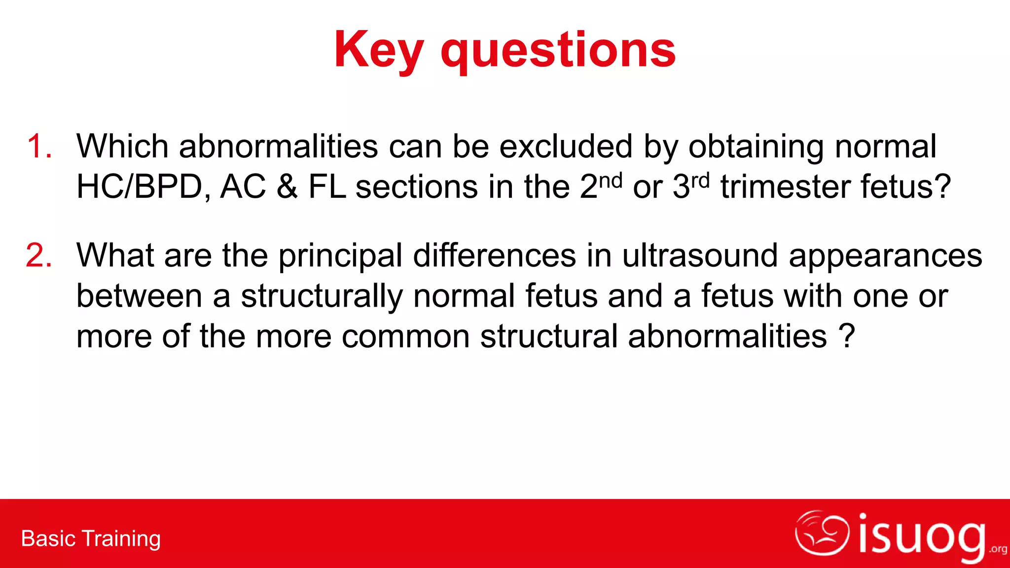 Lecture 12 distinguishing between normal and abnormal appearances of ...