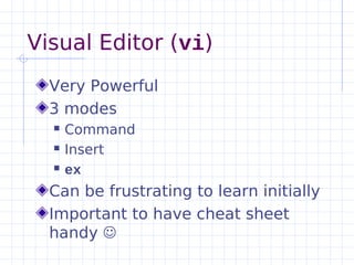 Lecture1 2 intro-unix | PPT