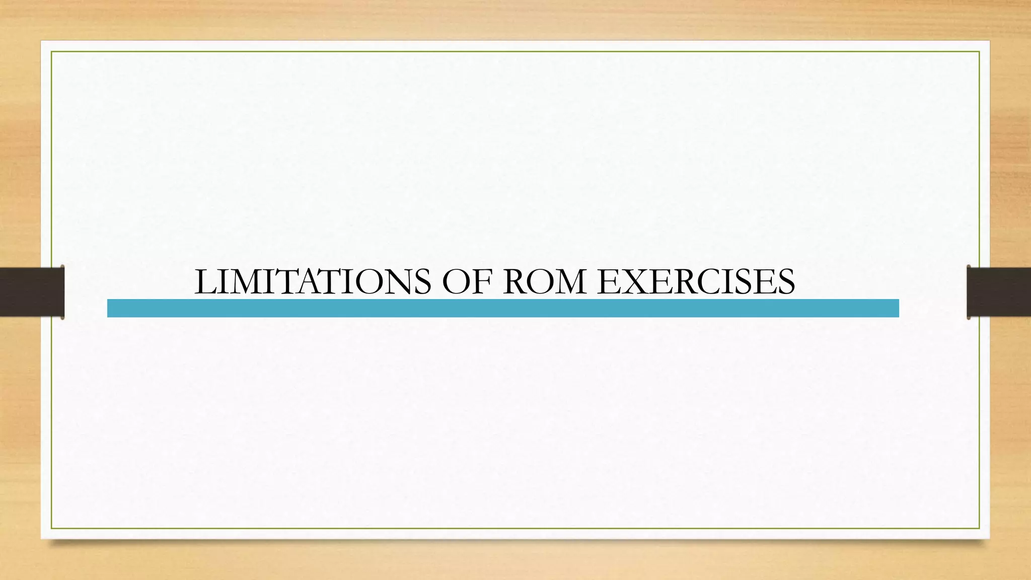 Introduction to exercise | PPTX