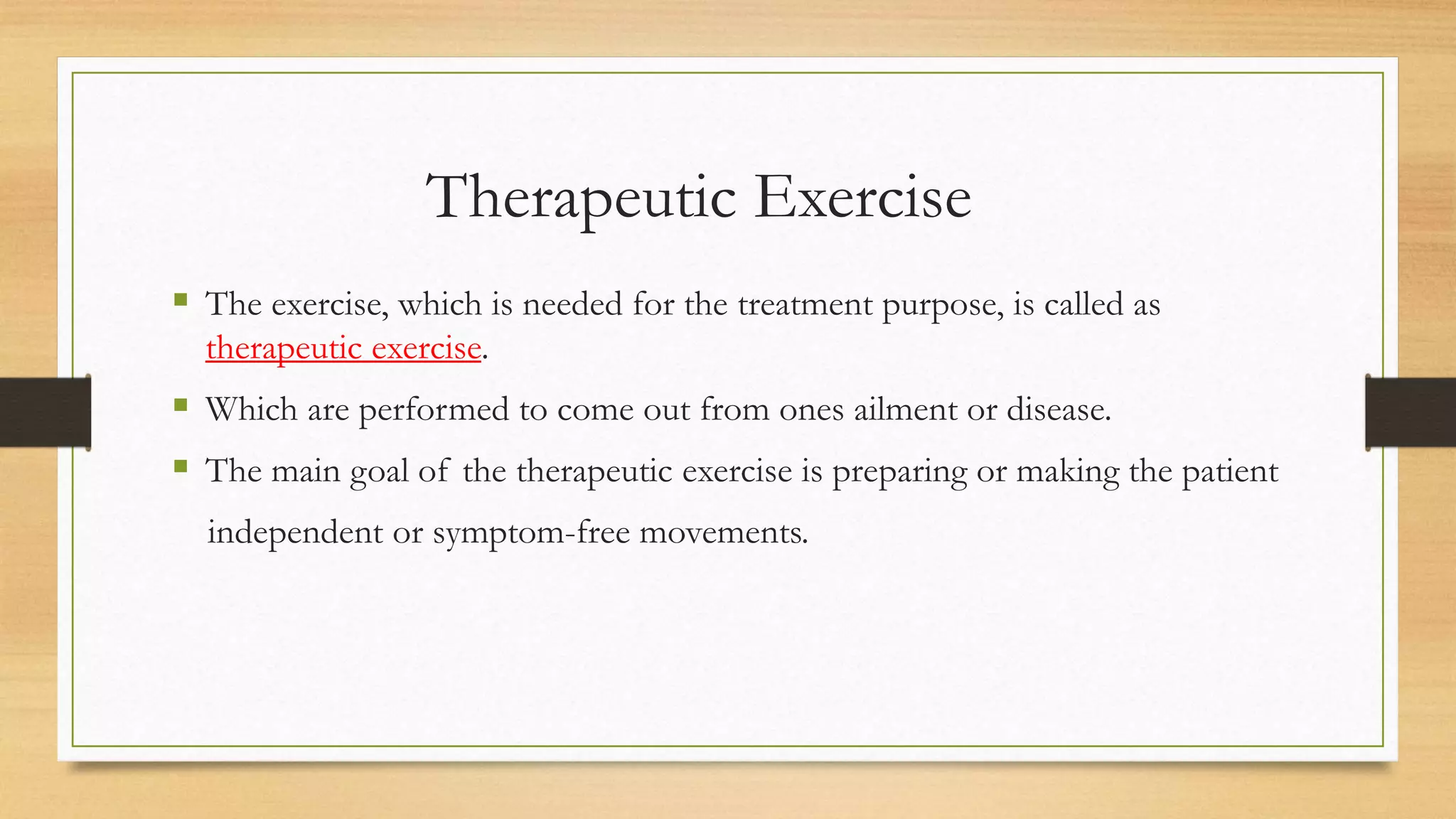 Introduction to exercise | PPTX