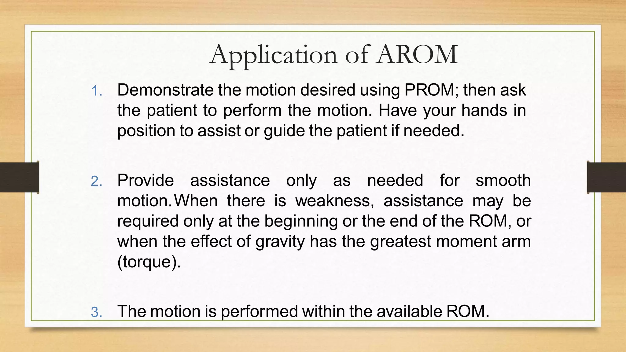 Introduction to exercise | PPTX