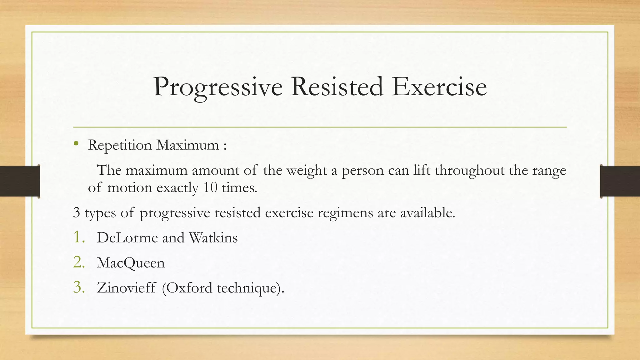 Introduction to exercise | PPTX