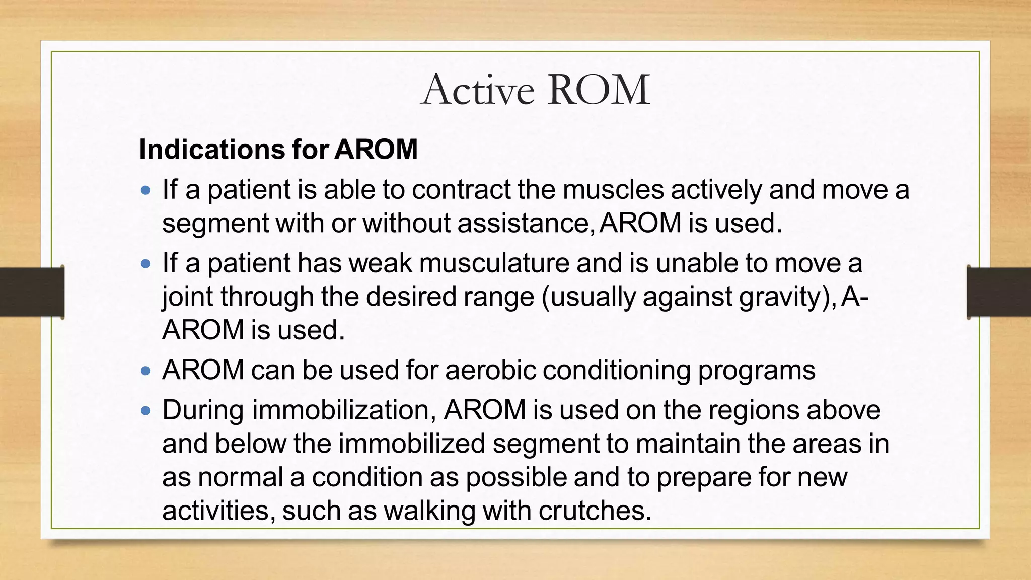 Introduction to exercise | PPTX