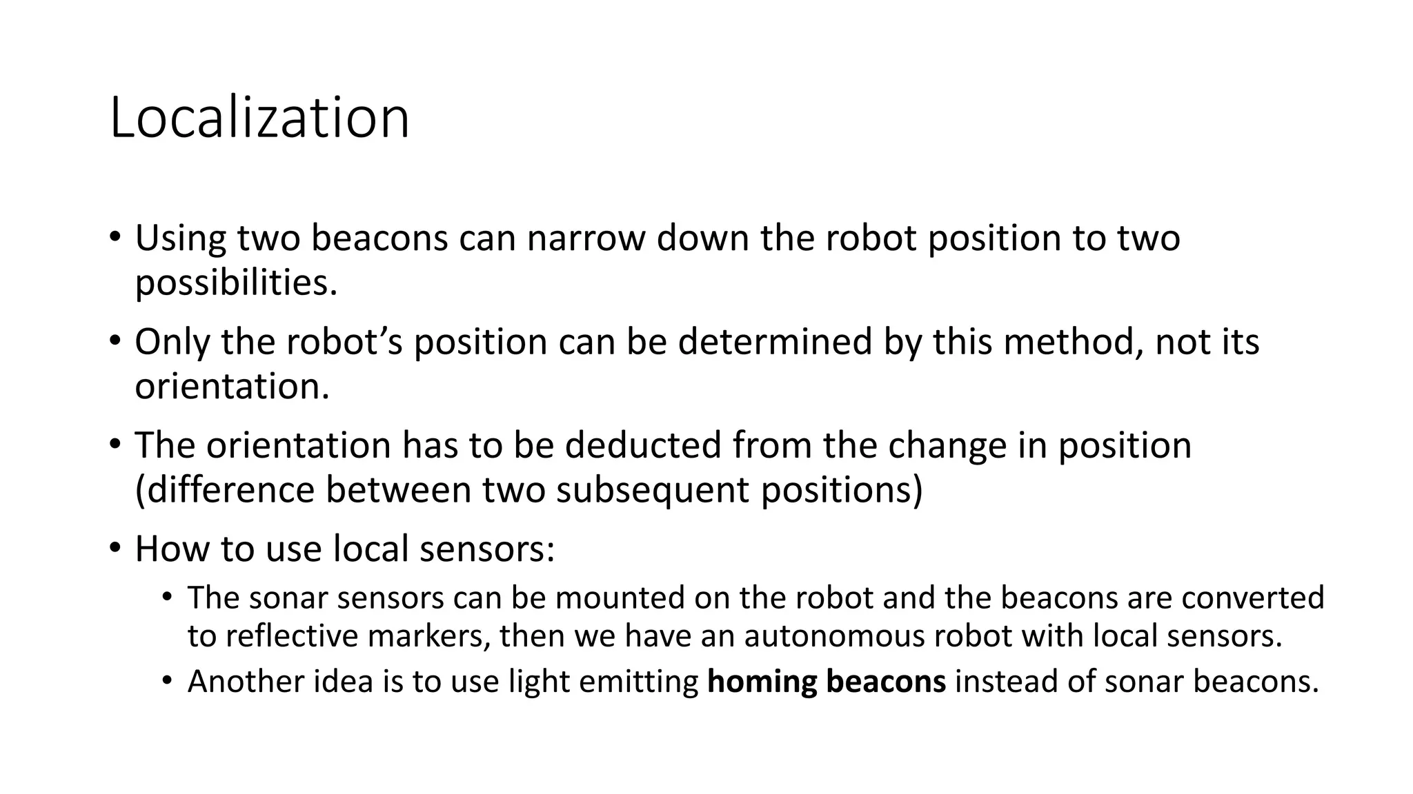 Lecture 12 localization and navigation | PDF