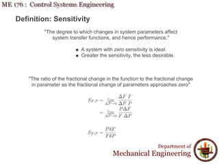 Lecture 12 ME 176 6 Steady State Error | PDF