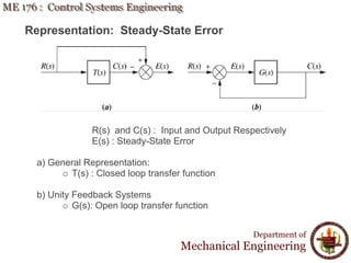 Lecture 12 ME 176 6 Steady State Error | PDF
