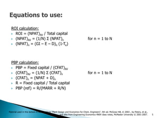 Lecture # 12 measures of profitability ii | PPT