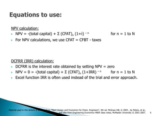 Lecture # 12 measures of profitability ii | PPT