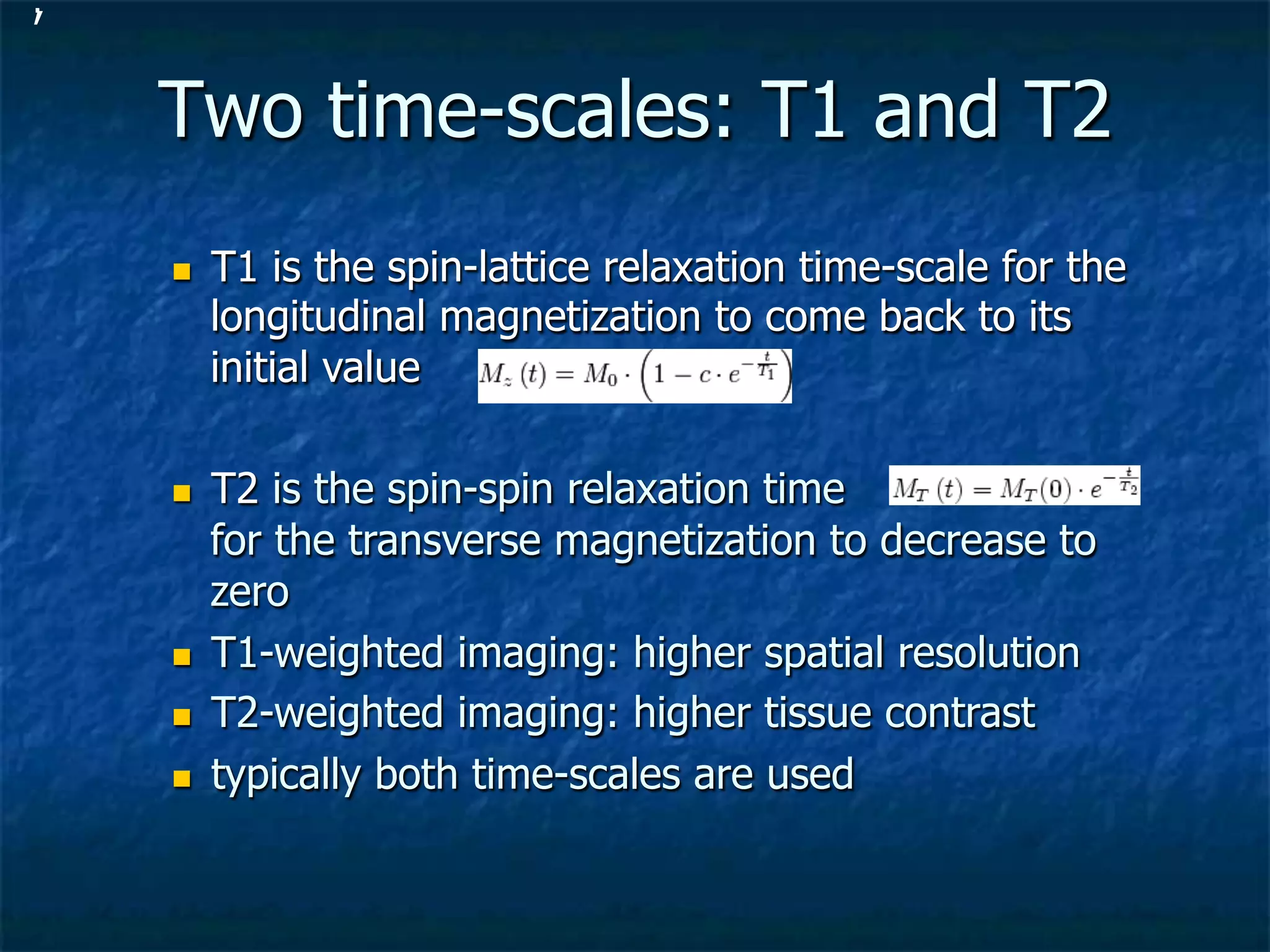 Lecture12 mri | PDF