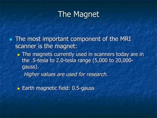 Lecture12 mri | PDF