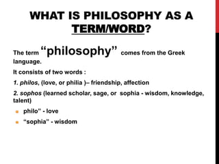 Lecture 1 2nd sem PHILOSOPHY | PPTX