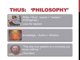 Lecture 1 2nd sem PHILOSOPHY | PPTX