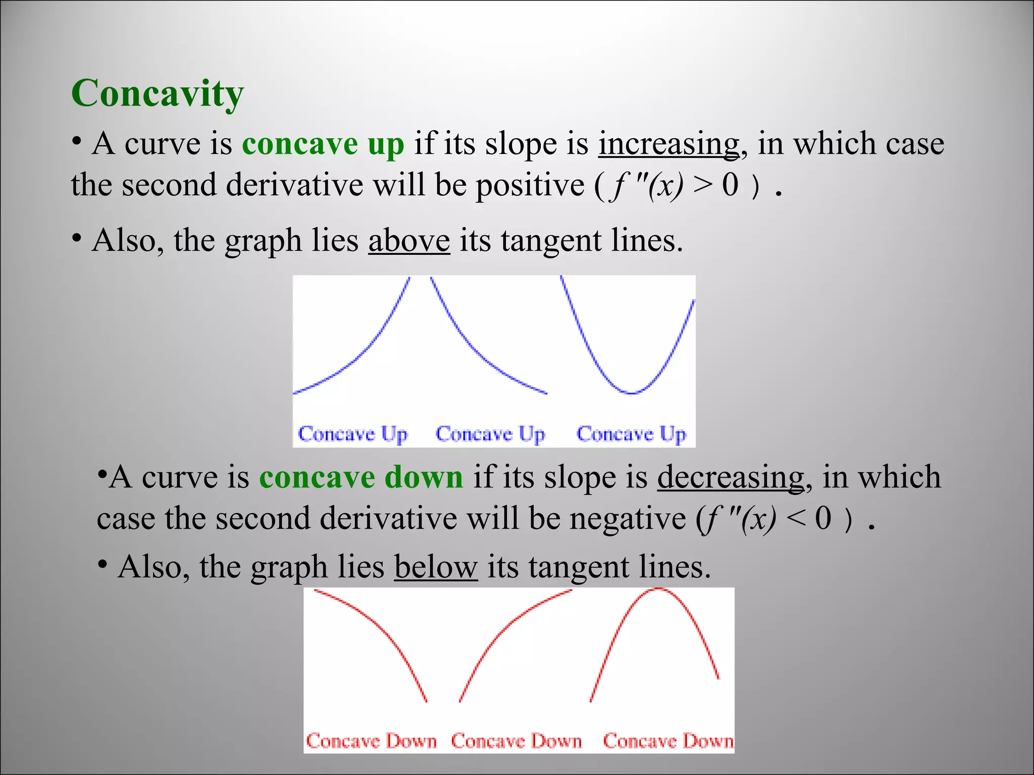 Lecture 12(point of inflection and concavity) | PDF