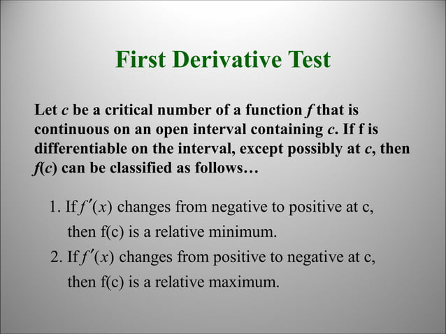 Lecture 12(point of inflection and concavity) | PDF